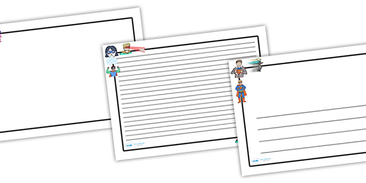 Superheroes Corners Page Borders (teacher made) - Twinkl