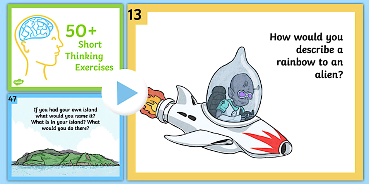 Short Thinking Exercises for KS2 PowerPoint | Twinkl