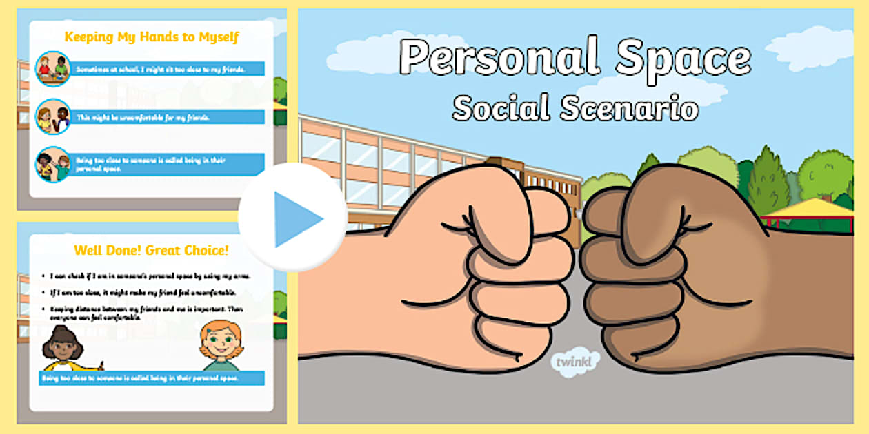 Personal Space Scenarios PowerPoint | SEL | Twinkl USA