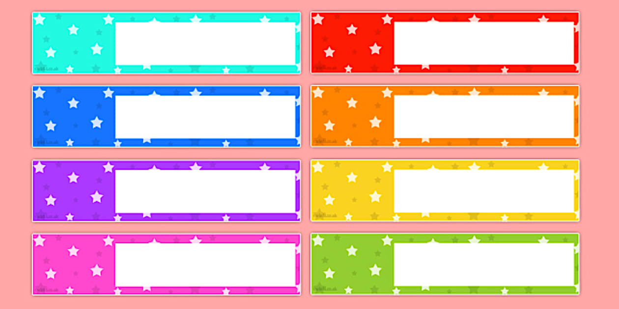 👉 Star Themed Editable Gratnells Tray Labels - Twinkl