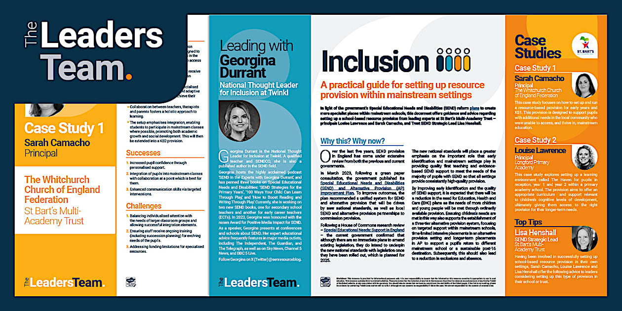 Leading With Georgina Durrant: A Practical Guide for Setting Up Resource