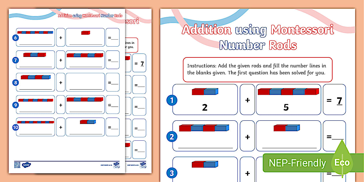 Montessori Maths Worksheets | Twinkl Educational Resources