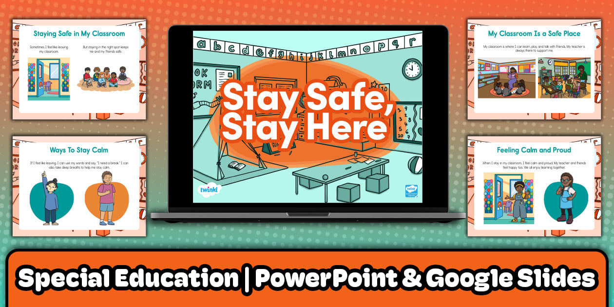 Stay Safe, Stay Here PowerPoint & Google Slides