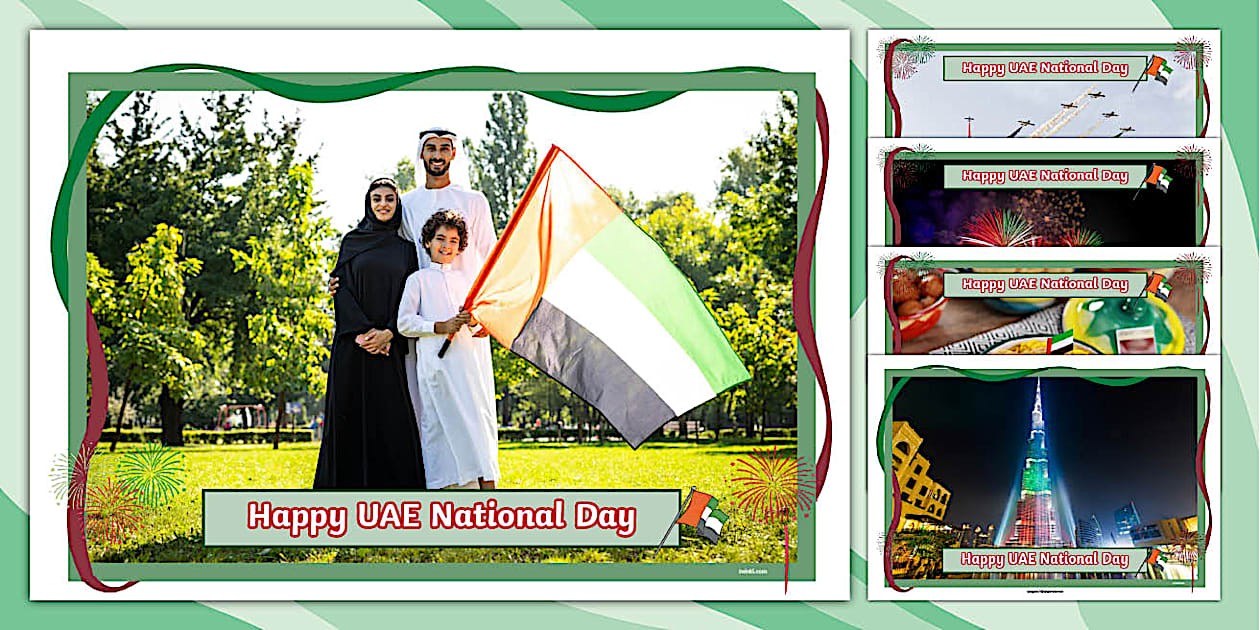 KS2 UAE National Day Poster (teacher made) - Twinkl