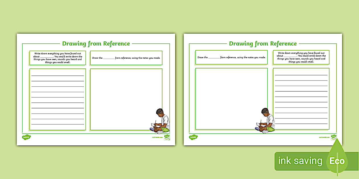 Drawing from Reference Art Activity (Teacher-Made) - Twinkl