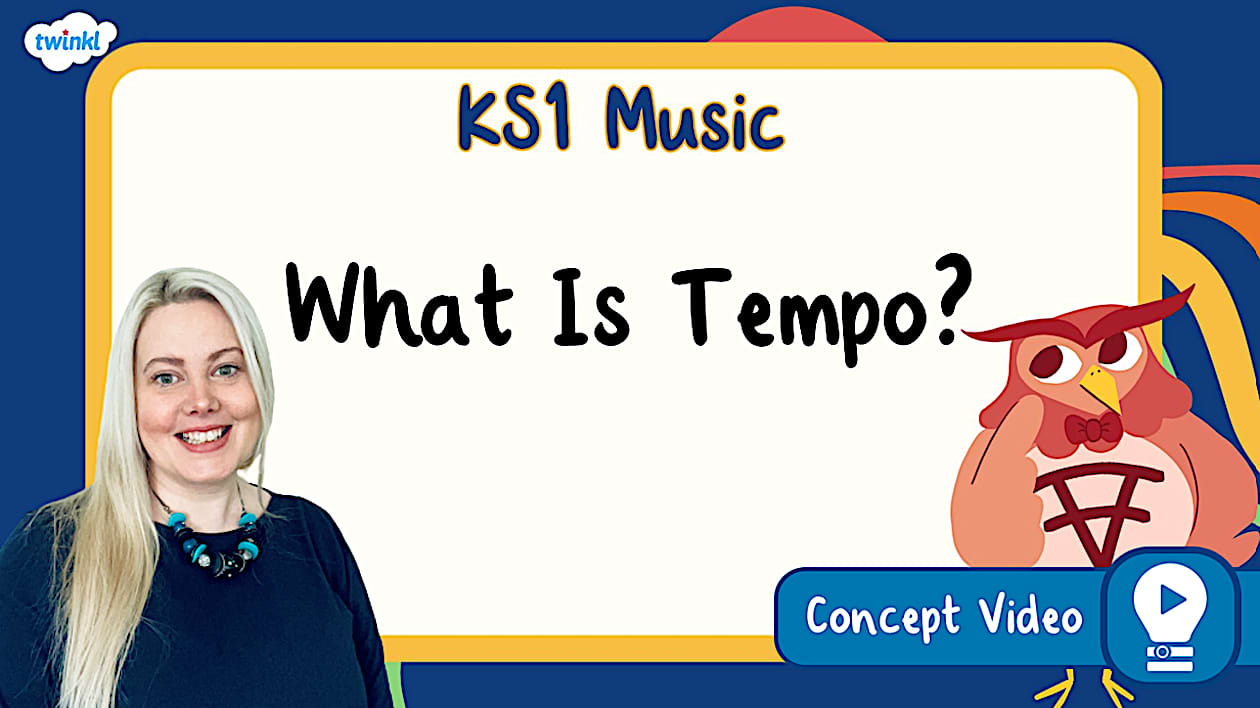 👉 What Is Tempo? | KS1 Music Concept Video (teacher made)