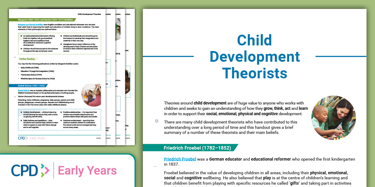 Child Development Theorists | Handout (teacher made)