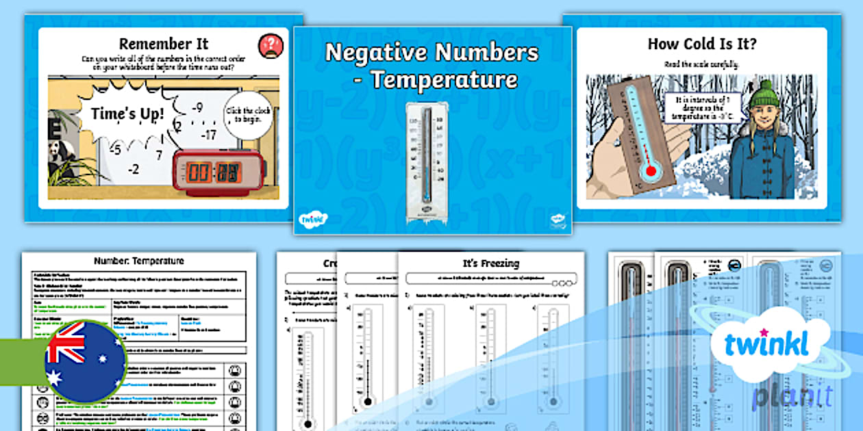 Year 6 Number: Investigating Negative Integers Lesson 2