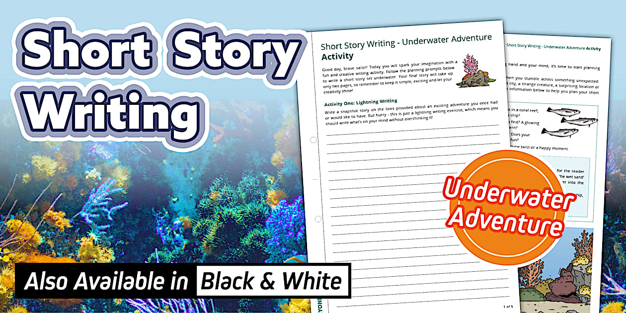 Short Story Writing - Underwater Adventure Activity