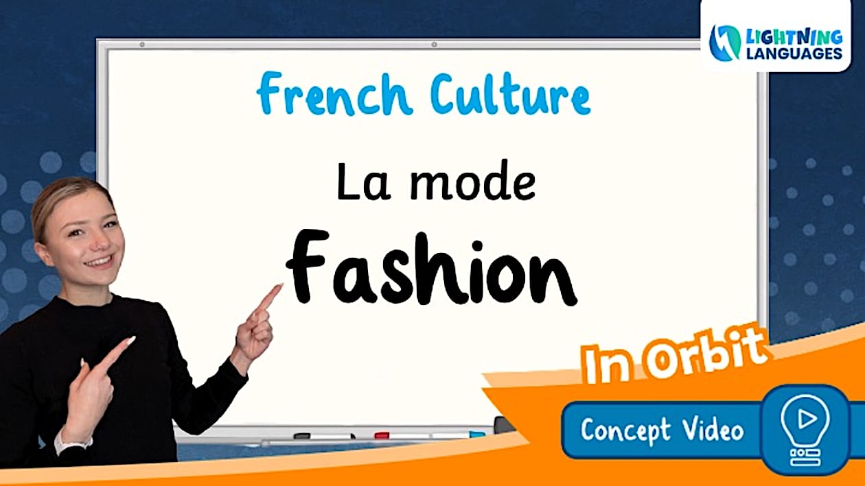 👉 Lightning Languages | French | In Orbit | Fashion Culture Concept Video