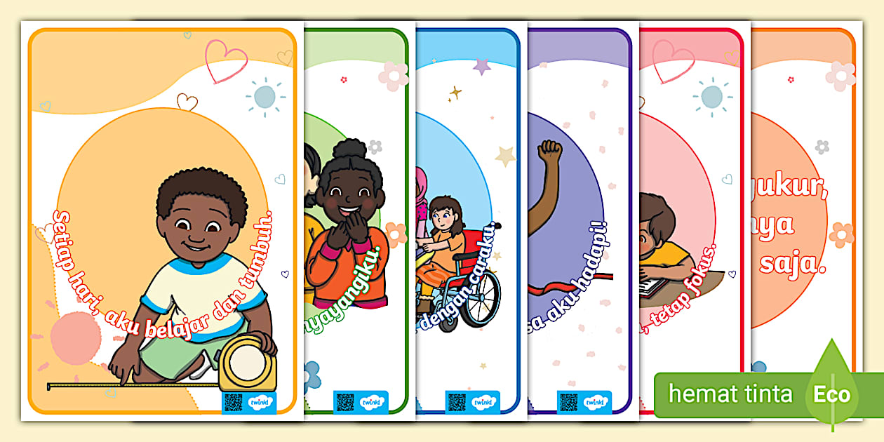 Poster Kata-kata Afirmasi Positif (Teacher-Made) - Twinkl