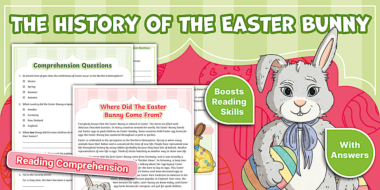 The History of the Easter Bunny Reading Comprehension