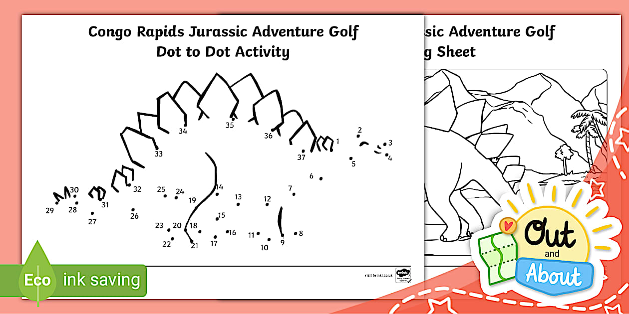 Congo Rapids Jurassic Adventure Golf Activity Pack - Twinkl
