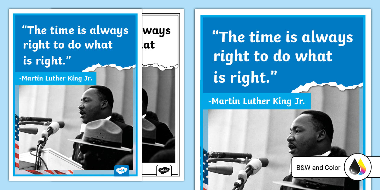 Martin Luther King Posters | MLK Jr. Day | Twinkl USA