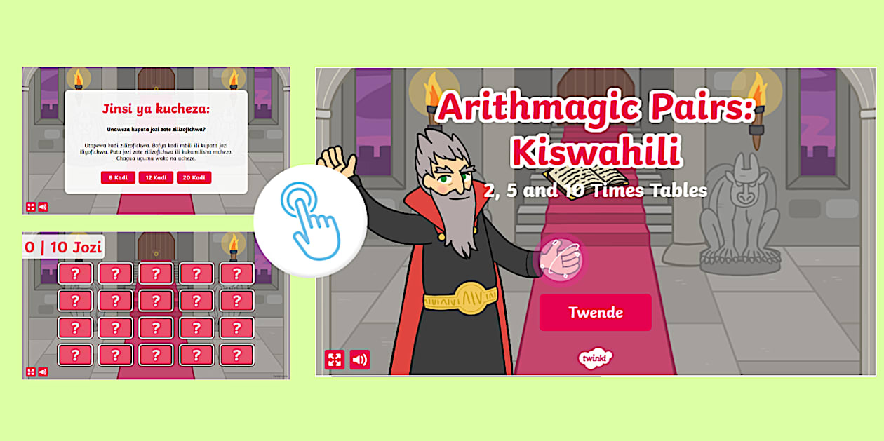 Interactive Games: Jedwali na Nyakati
