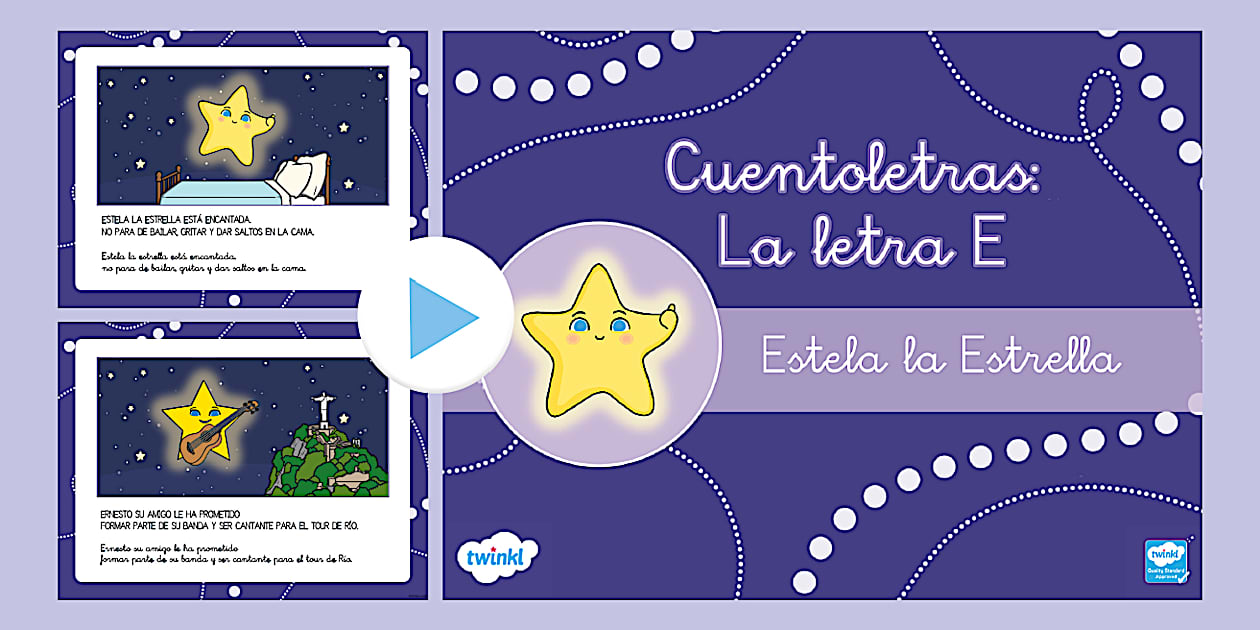Cuentoletras: La letra E (Hecho por educadores) - Twinkl