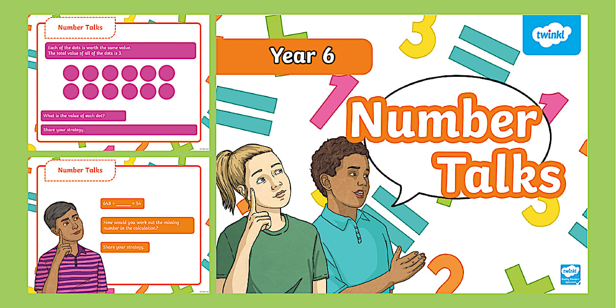 Year 6 Number Talks PowerPoint - Maths (teacher made)