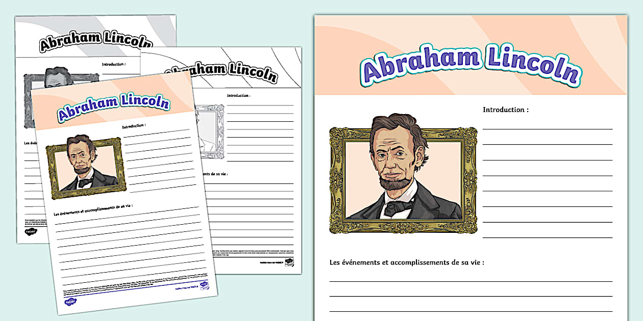 Biographie : Abraham Lincoln - Twinkl Histoire