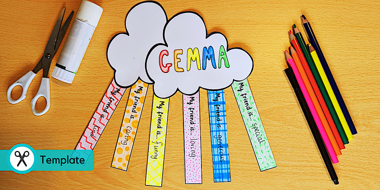 My Friend | All About Me Craft (teacher made) - Twinkl