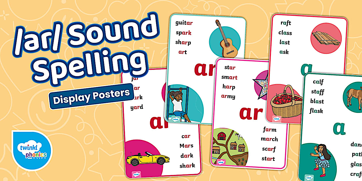 /ar/ Sound Spelling Display Posters