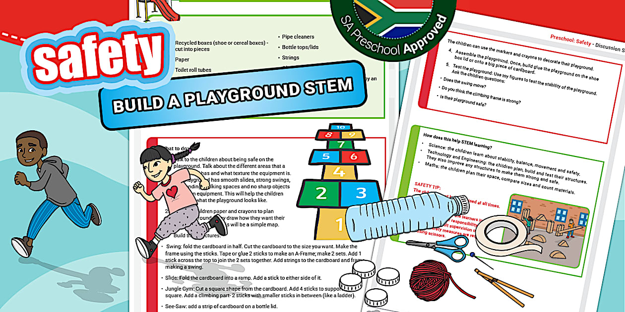 Preschool: Safety - Build a Playground STEM