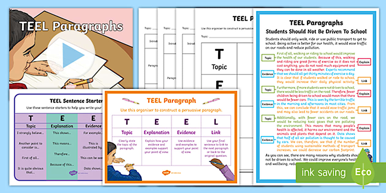 TEEL Format Paragraphing Resource Pack | Twinkl - Twinkl
