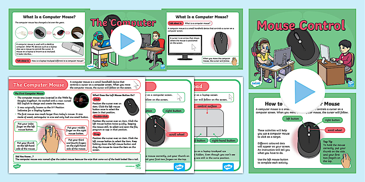 The Computer Mouse Information and Activity Pack - KS1