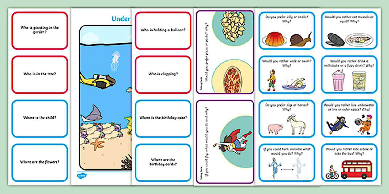 English First/Second Class Oral Language Pack 3 Scenes and Questions