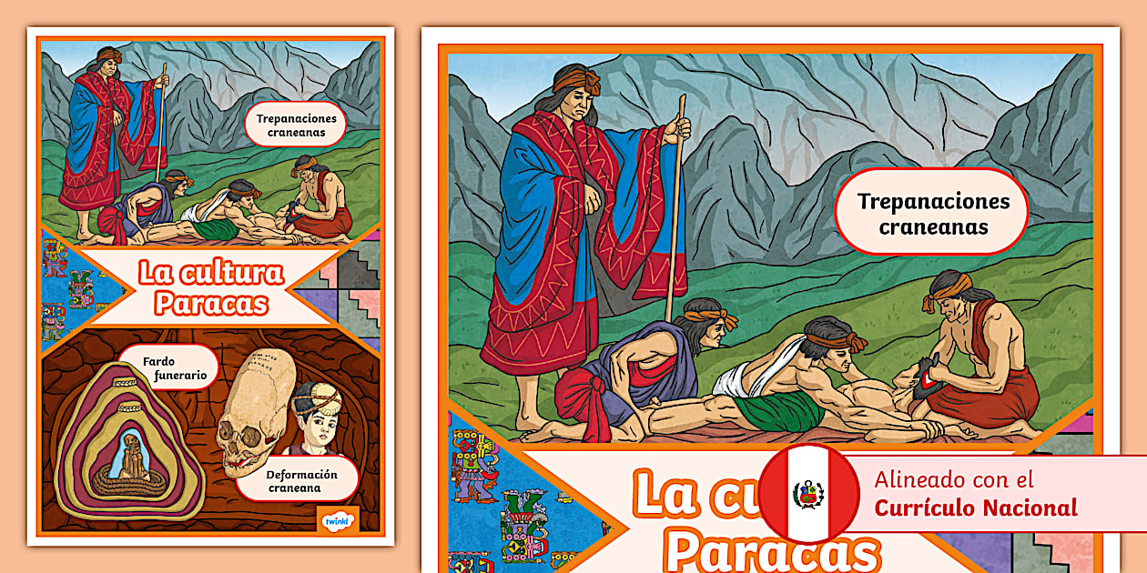 Afiche de la cultura Paracas | Twinkl