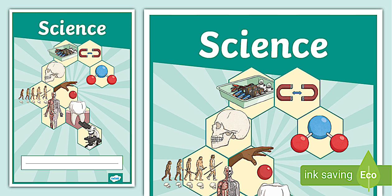 Science Book Cover, Science Book, Exercise Book - Twinkl