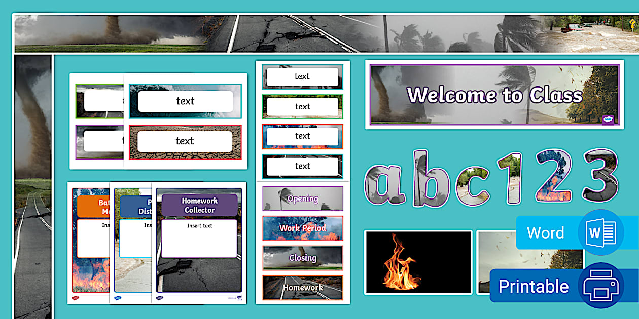 Earthy Classroom Decor Pack for 5th Grade | Twinkl USA