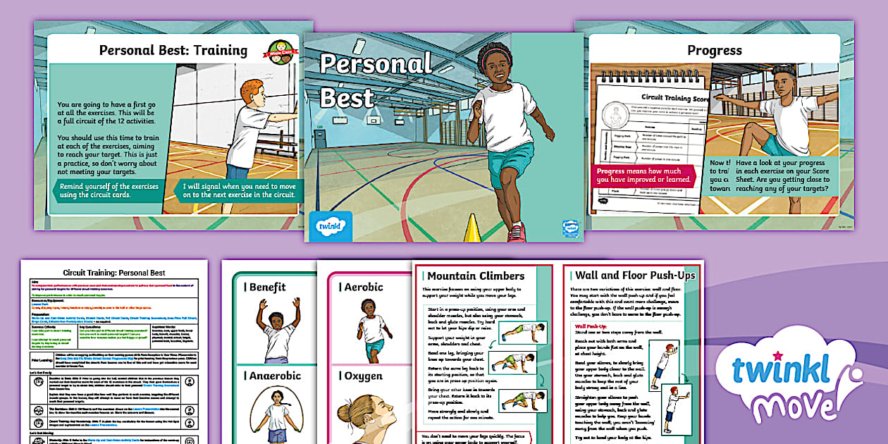 Personal Best PE Lesson I Year 4 Twinkl Move I KS2 Circuits