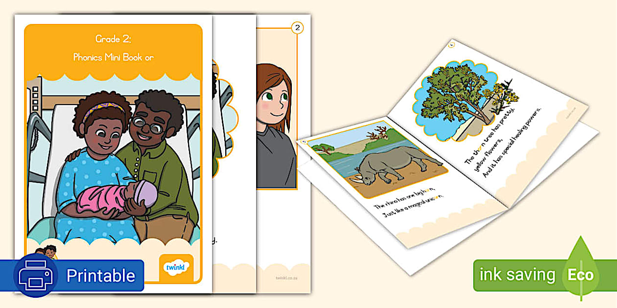 Grade 2 Phonics Mini Book -or (teacher made) - Twinkl
