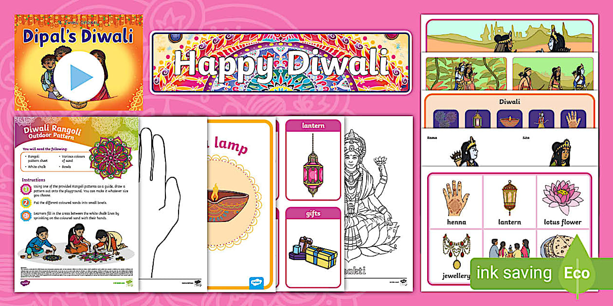 CfE Early Level Diwali Resource Pack (Teacher-Made) - Twinkl