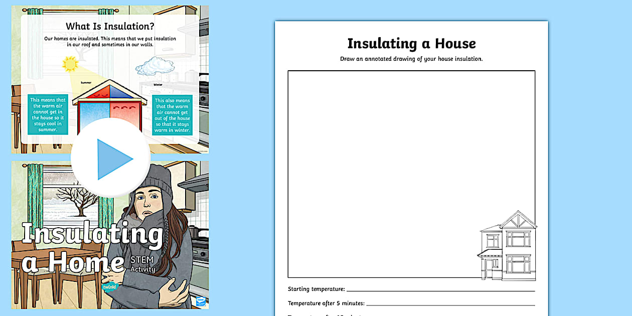 Insulating a Home STEM Activity Pack - AC9S3U03 - Twinkl