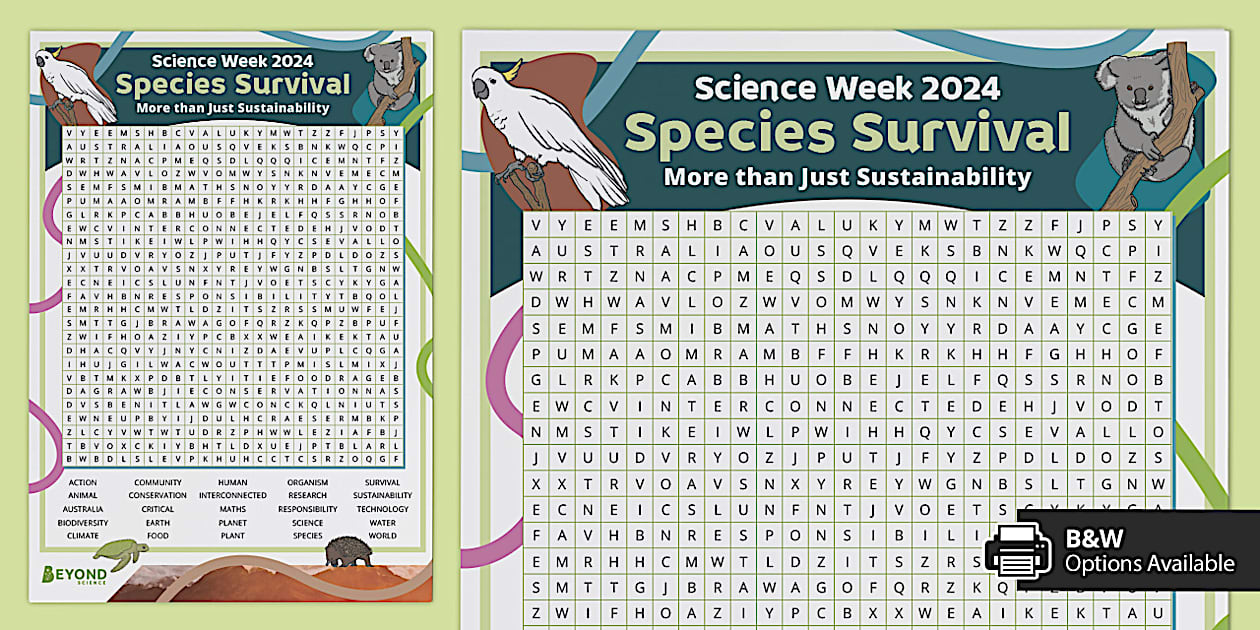 Science Week 2024 Word Search (teacher made) - Twinkl