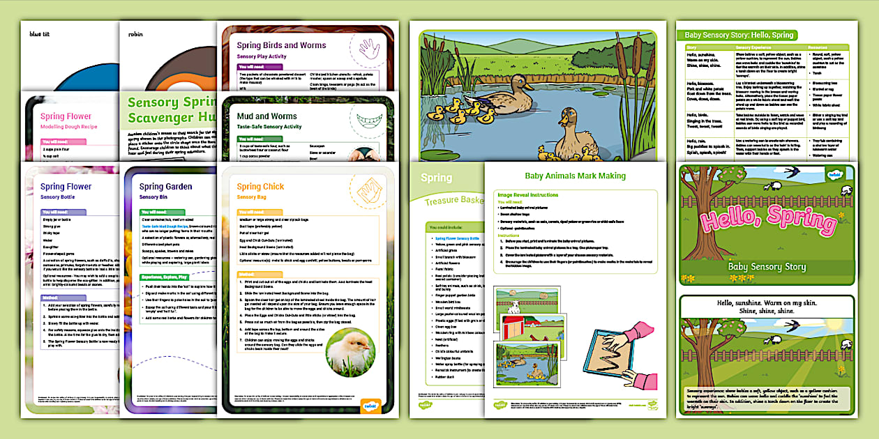 Spring Sensory Activities Pack | Twinkl (Teacher-Made)