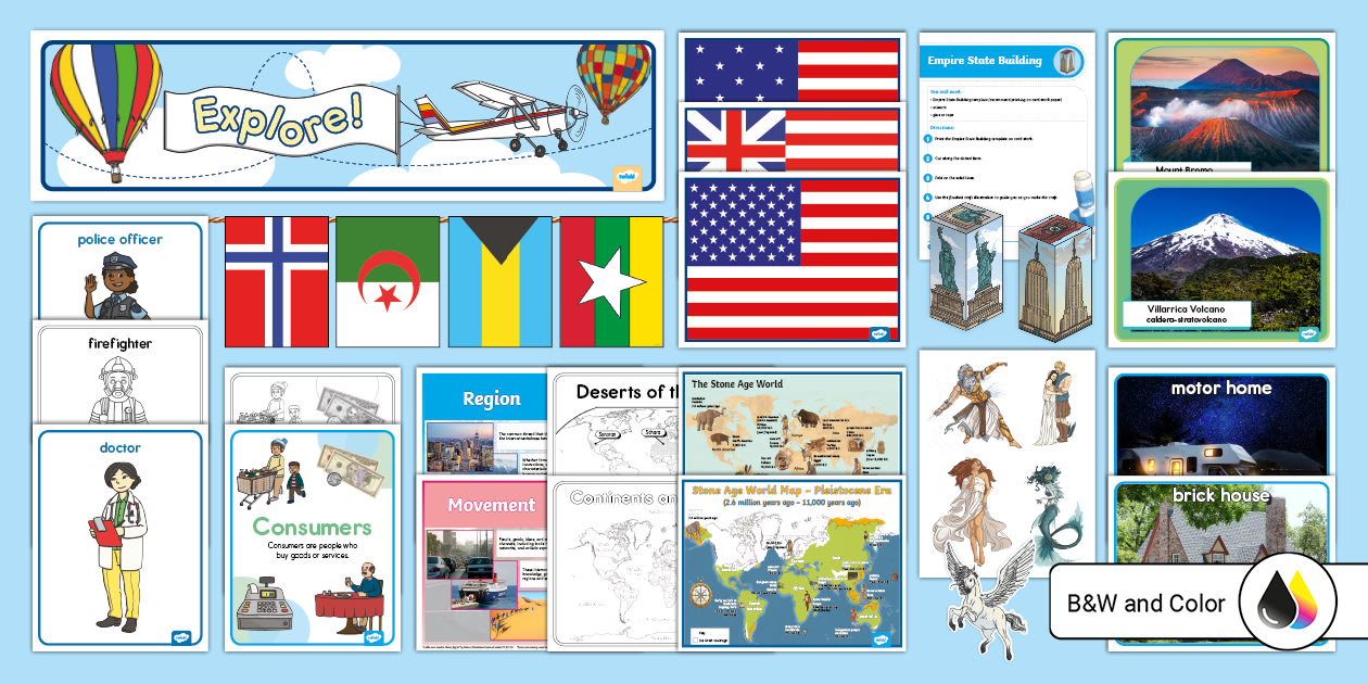 FREE Social Studies Teaching Resources Sample Pack