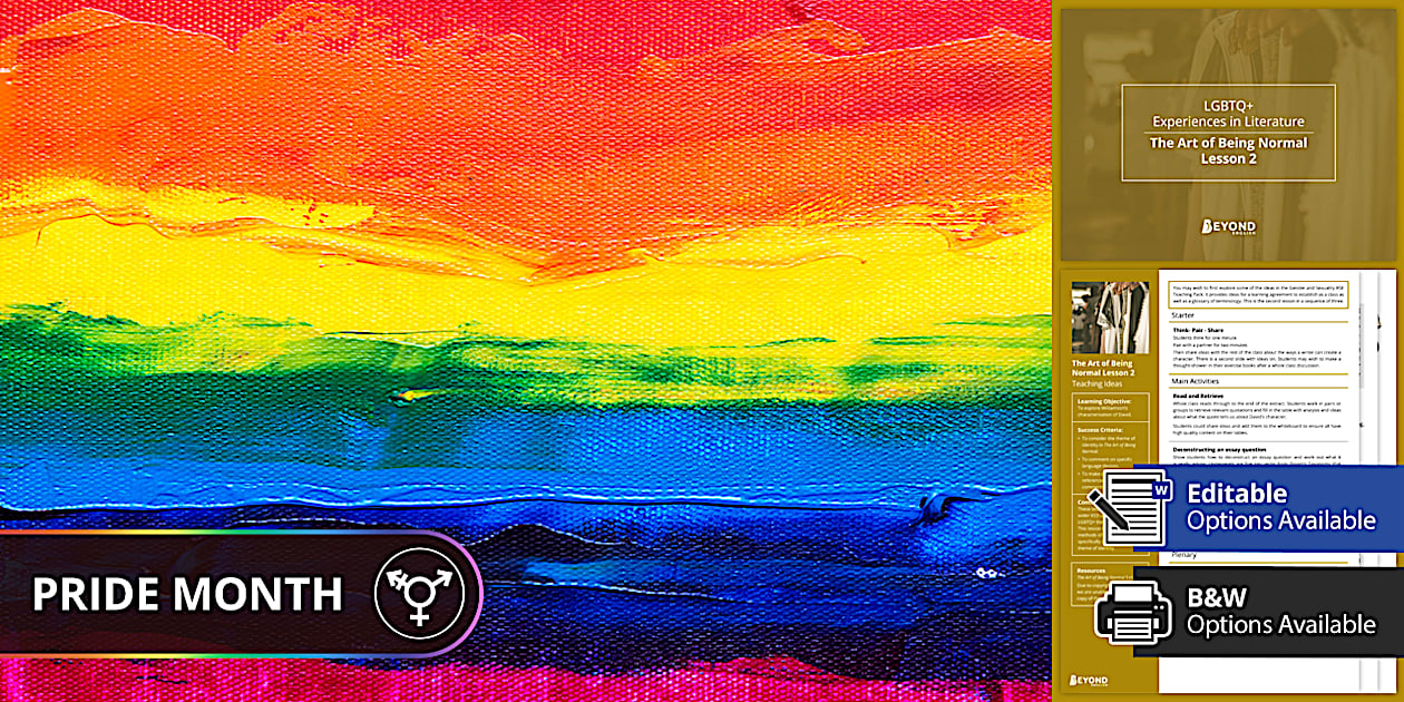 The Art of Being Normal Lesson 2 | LGBTQ+ Experiences