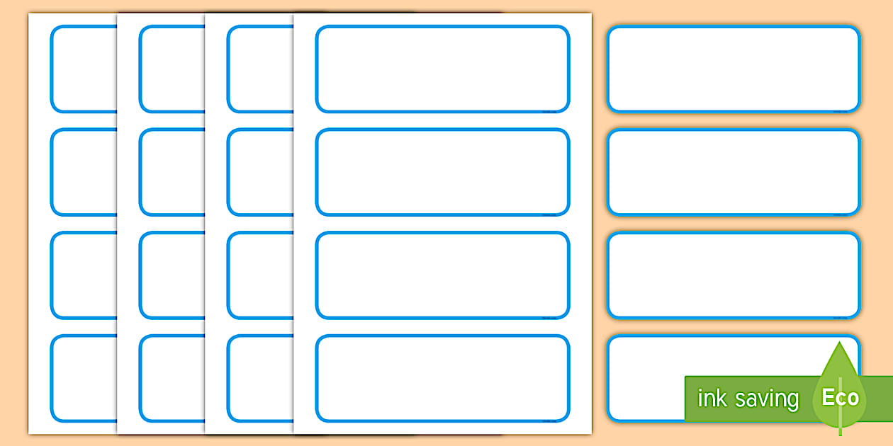 Welcome to our class - Plain Themed Editable Drawer-Peg-Name Labels