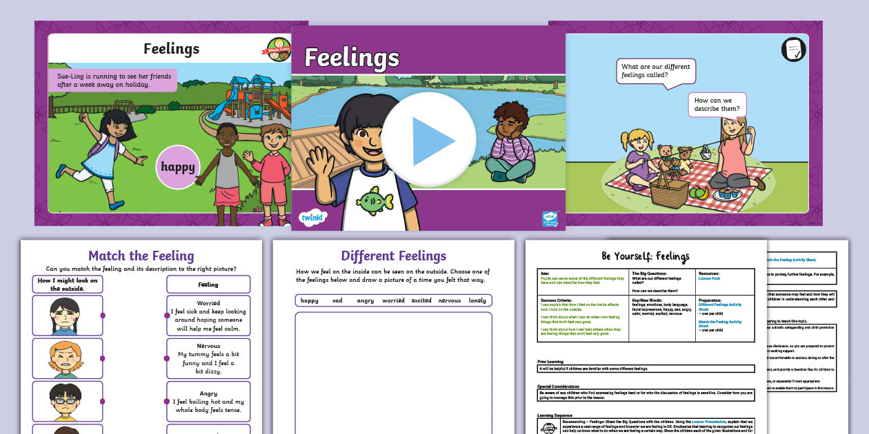 Feelings (Lesson 2) (Lehrer gemacht) - Twinkl