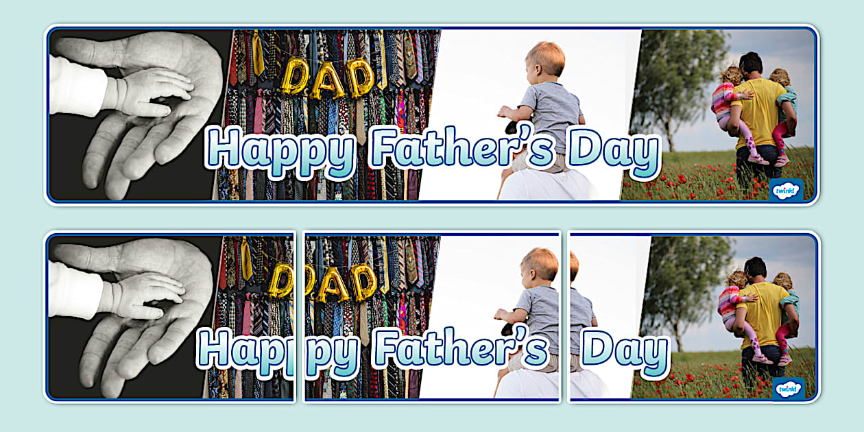 Happy Father's Day Photo Display Banner (Teacher-Made)