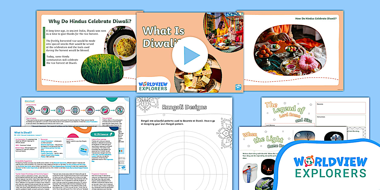 Diwali Celebrations: LKS2 Lesson Pack (Teacher-Made)