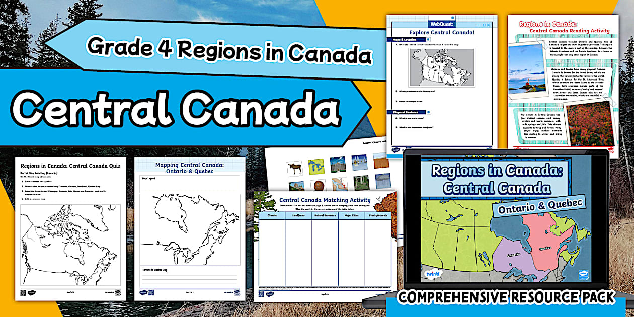 Grade 4 Central Canada Resource Pack