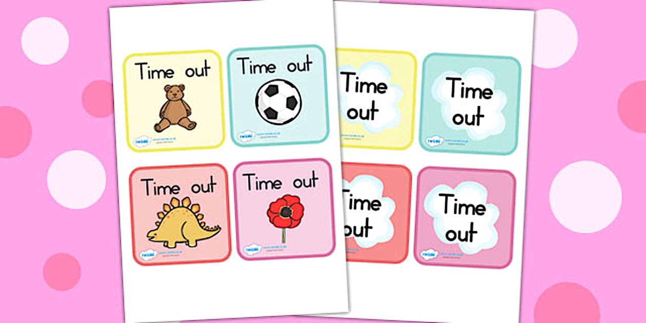 Time-Out Cards | Break Passes | Twinkl Behaviour Management