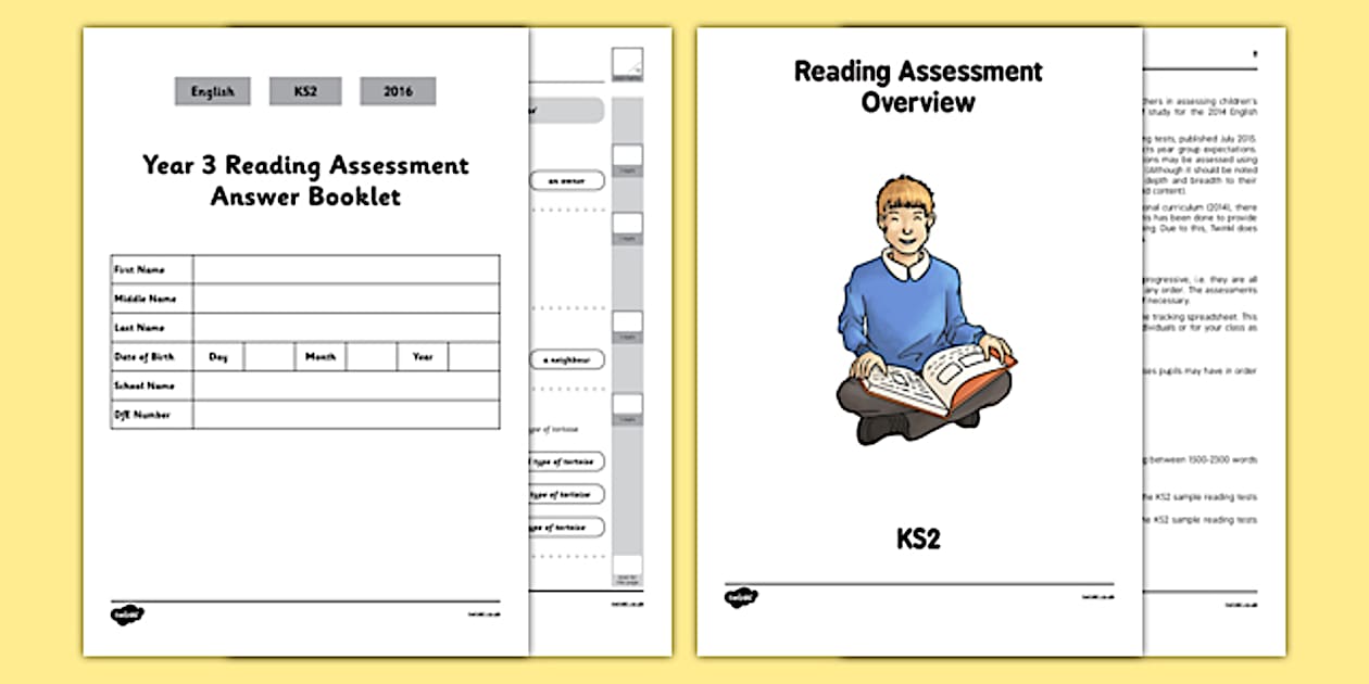Dyslexic Year 3 Term 1 Reading Assessment Bumper Pack