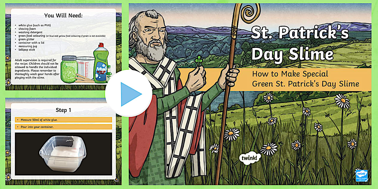Make St. Patrick's Day Slime PowerPoint (Teacher-Made)