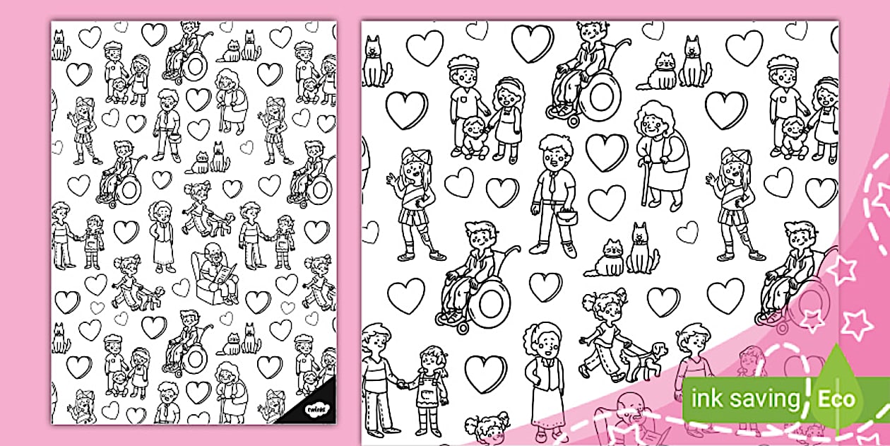 Loved Ones Doodle Page