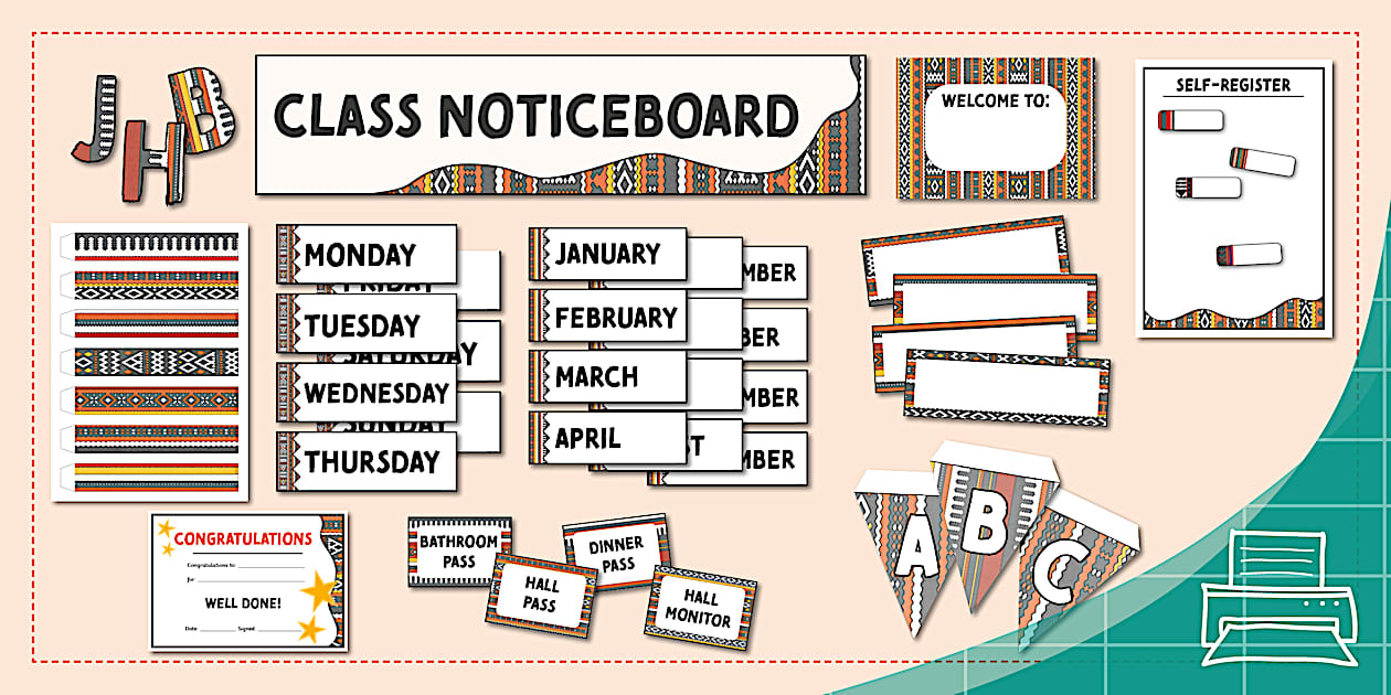 Classroom Display Pack | Al-Sadu