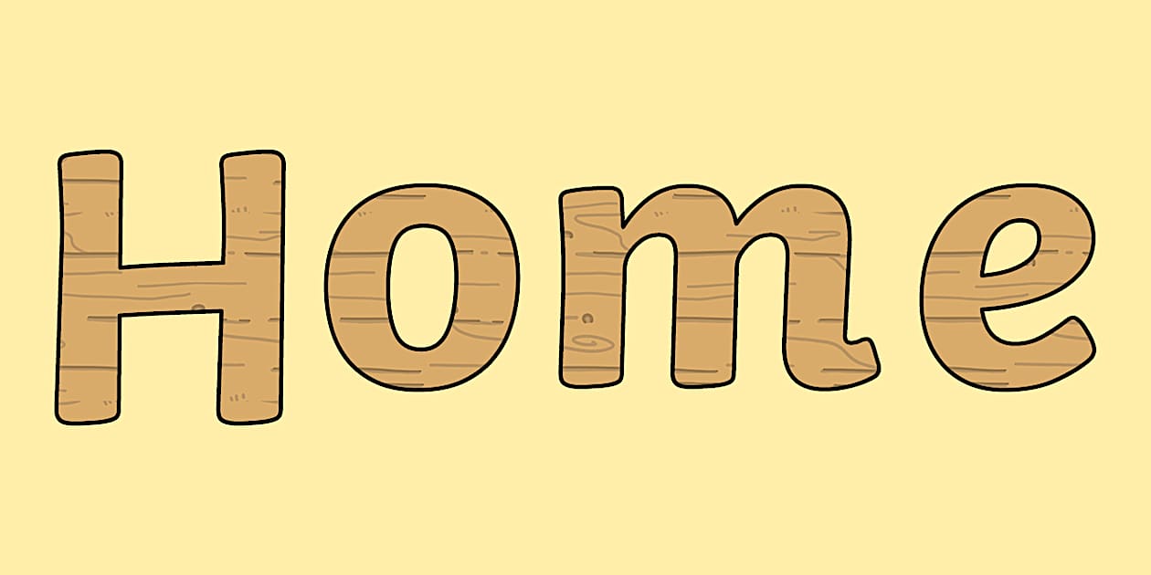 Home Display Letters (teacher made) - Twinkl